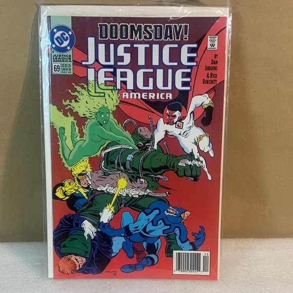 DC Comics | Other | Dc Comics Justice League America Doomsday Comic Red ...